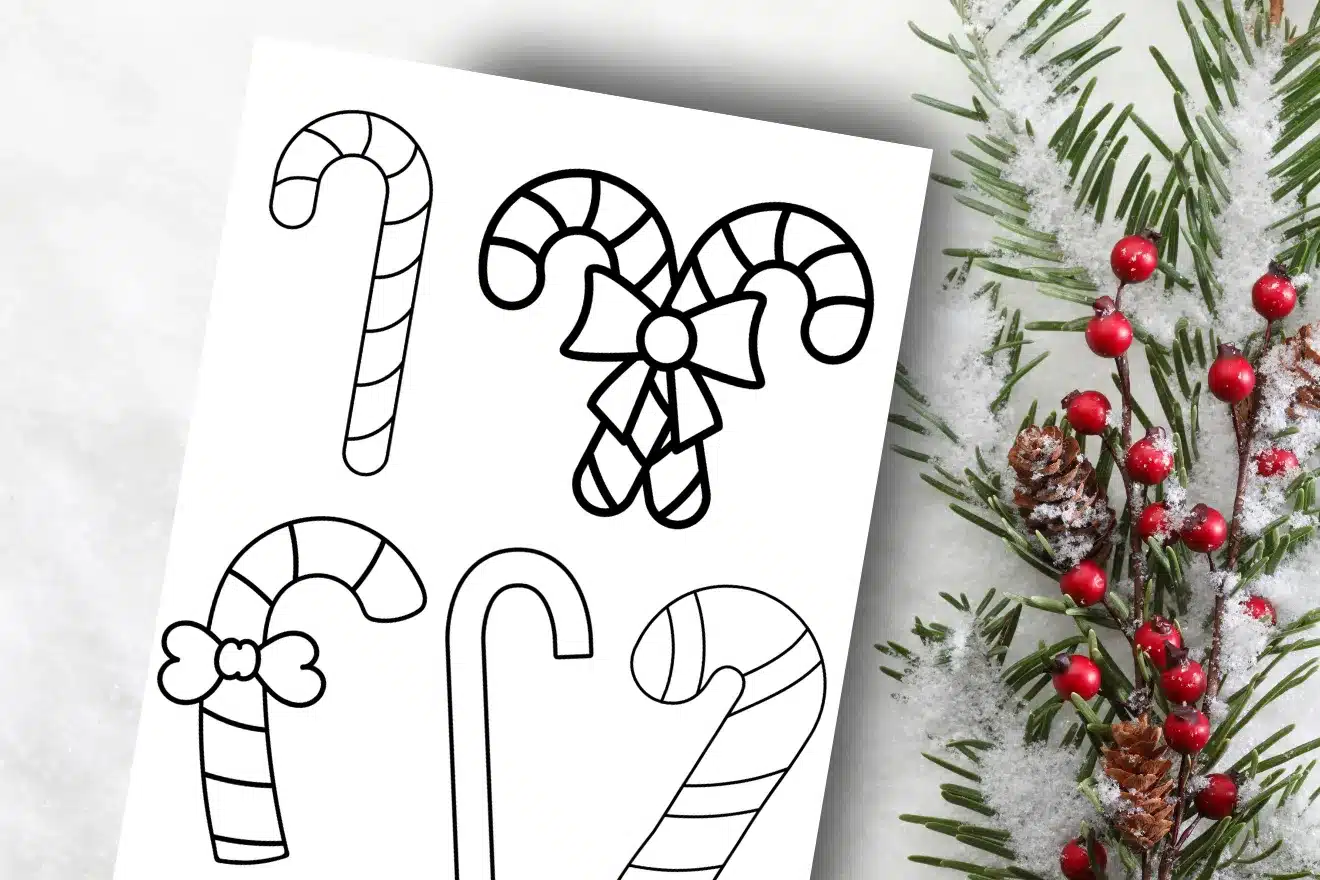 Candy Cane Printable