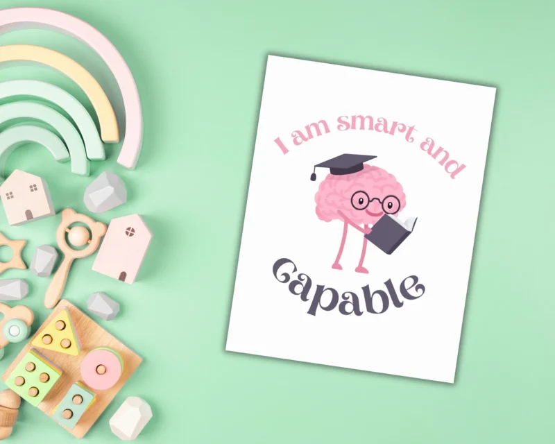 I Am Smart And Capable: Kids' Empowerment Art